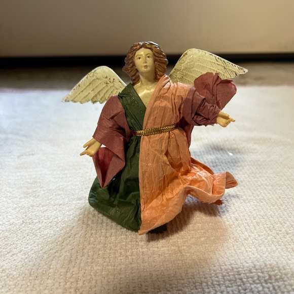 Art | Elegant Angel Figurine With Flowing Robe | Poshmark